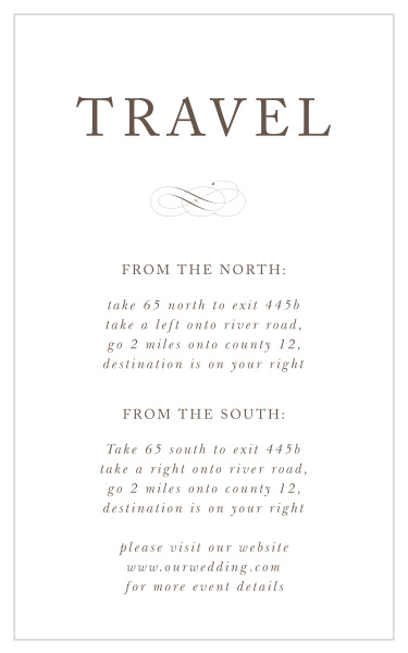 Charming Script Tea Wedding Invitations by Basic Invite