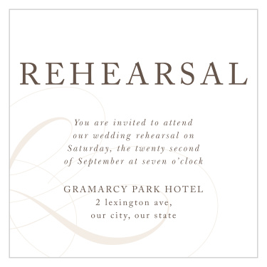 Charming Script Wedding Invitations by Basic Invite