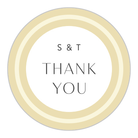 Wave Pool Wedding Stickers by Basic Invite