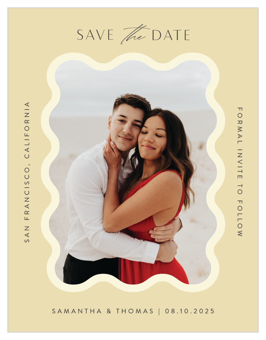 Wave Pool Save the Date Magnets by Basic Invite
