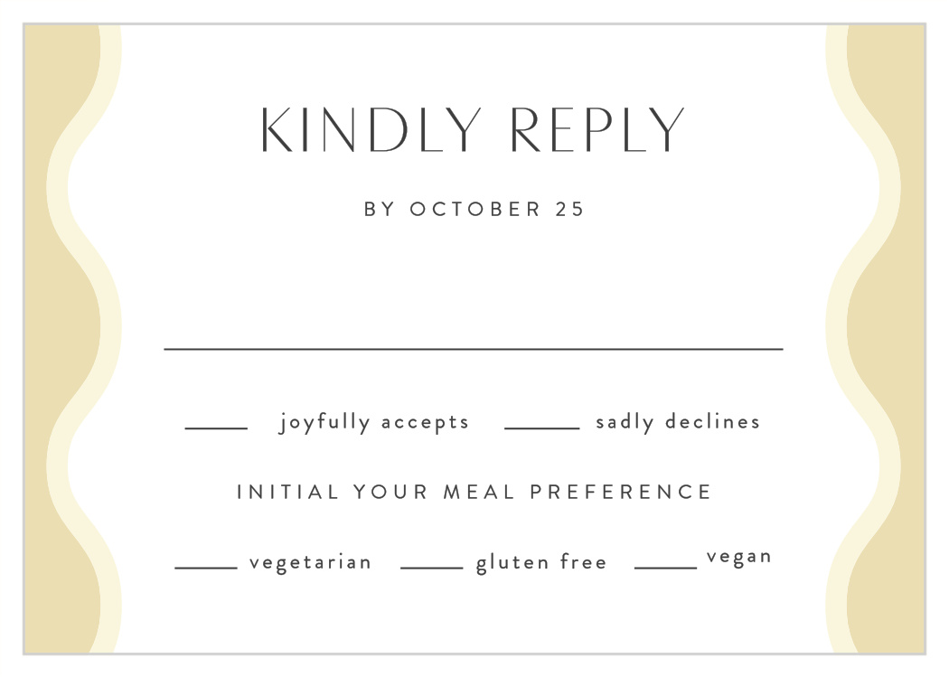 Wave Pool Response Cards By Basic Invite