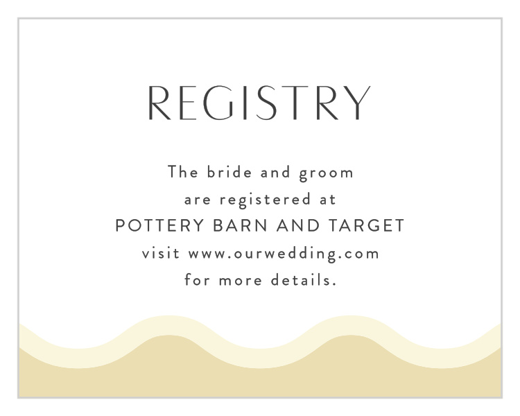 Wave Pool Registry Cards by Basic Invite