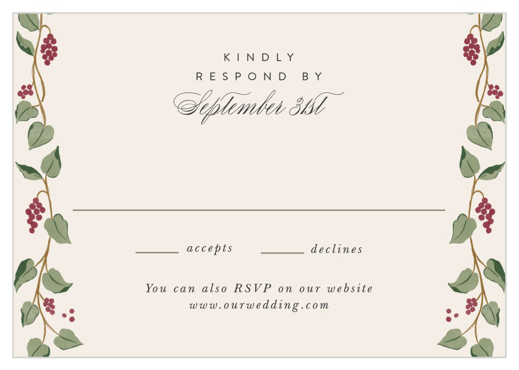 Vineyard Vines Response Cards by Basic Invite