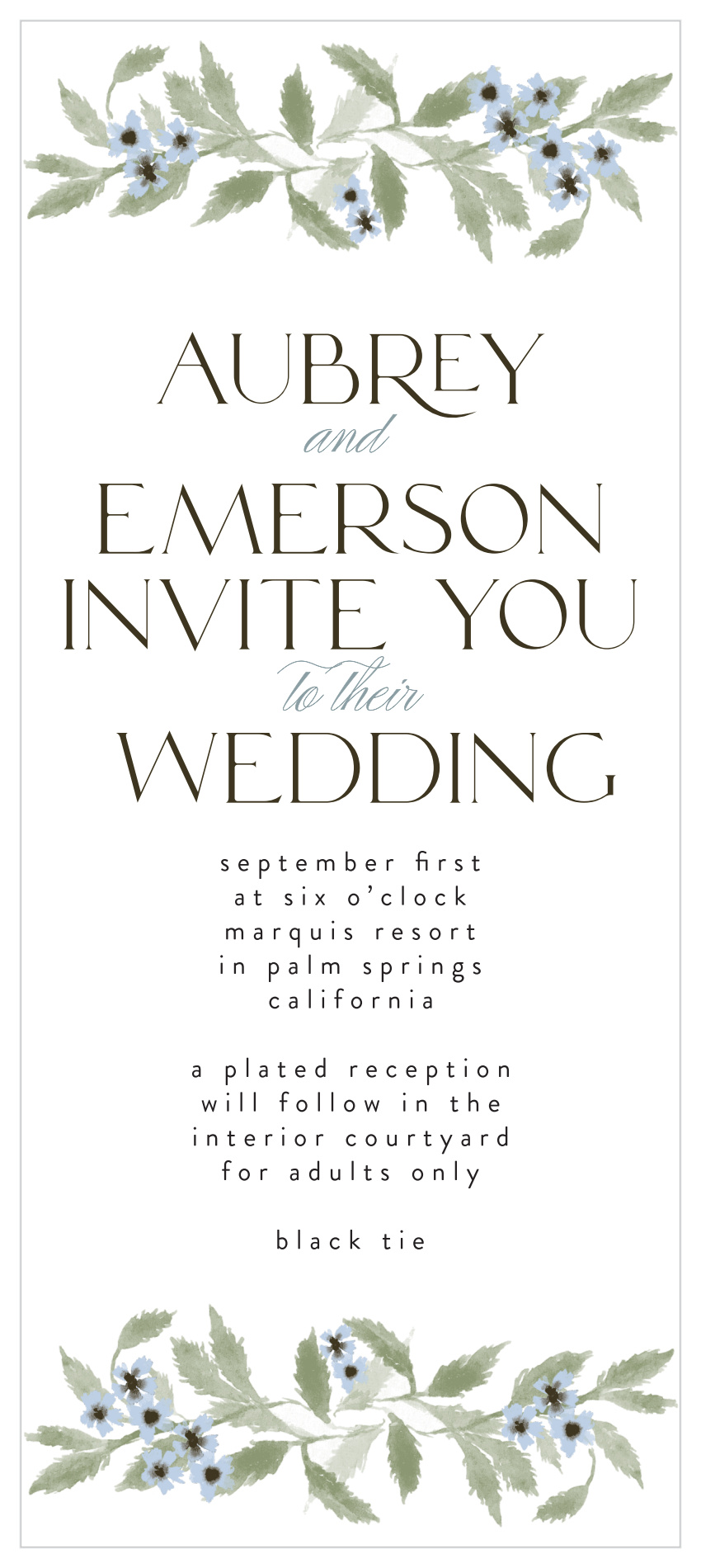 In Alignment Tea Wedding Invitations by Basic Invite