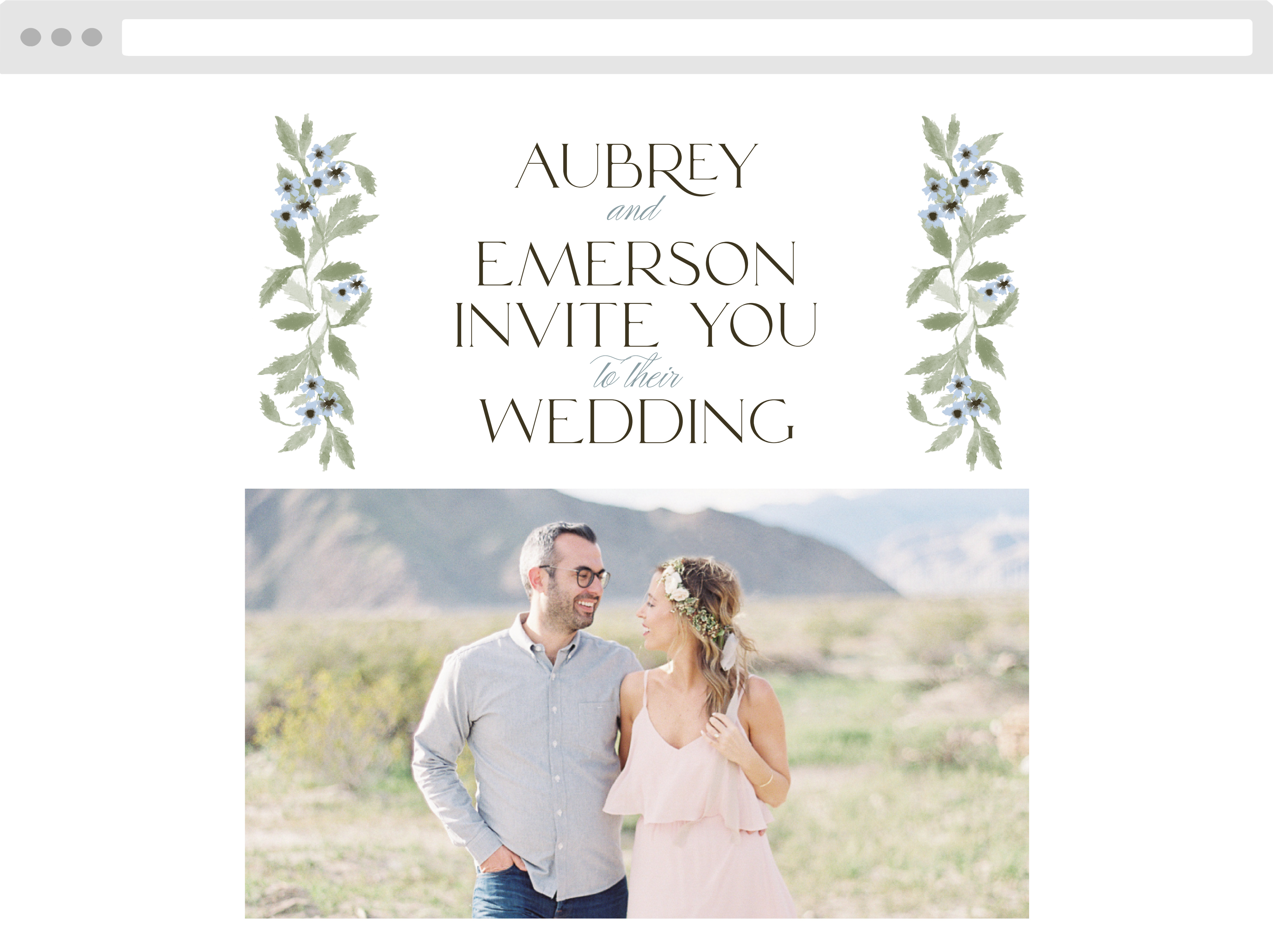 In Alignment Wedding Website by Basic Invite