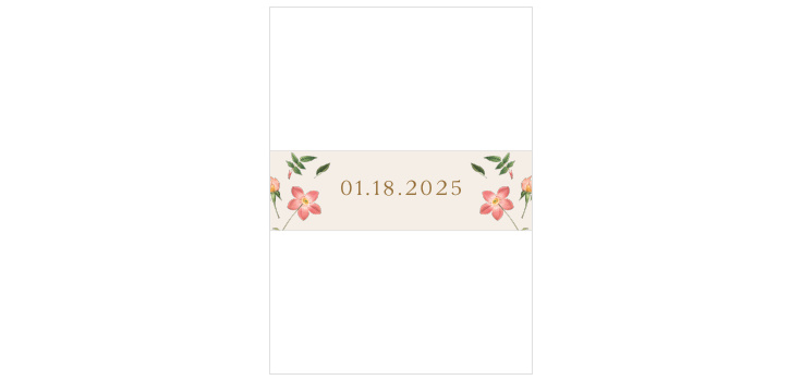 Foraged Florals Wedding Invitations by Basic Invite