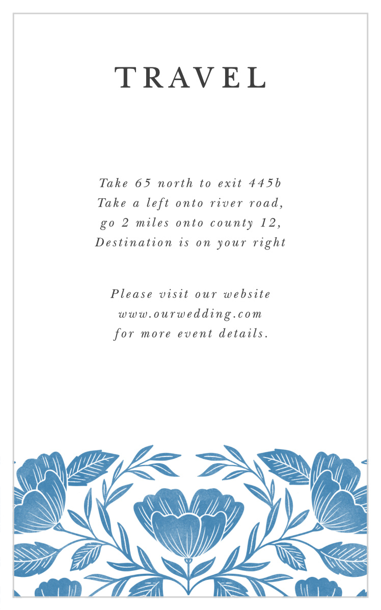 Fall in Love Direction Cards by Basic Invite