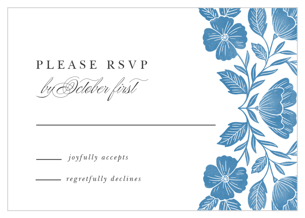 Fall in Love Response Cards by Basic Invite