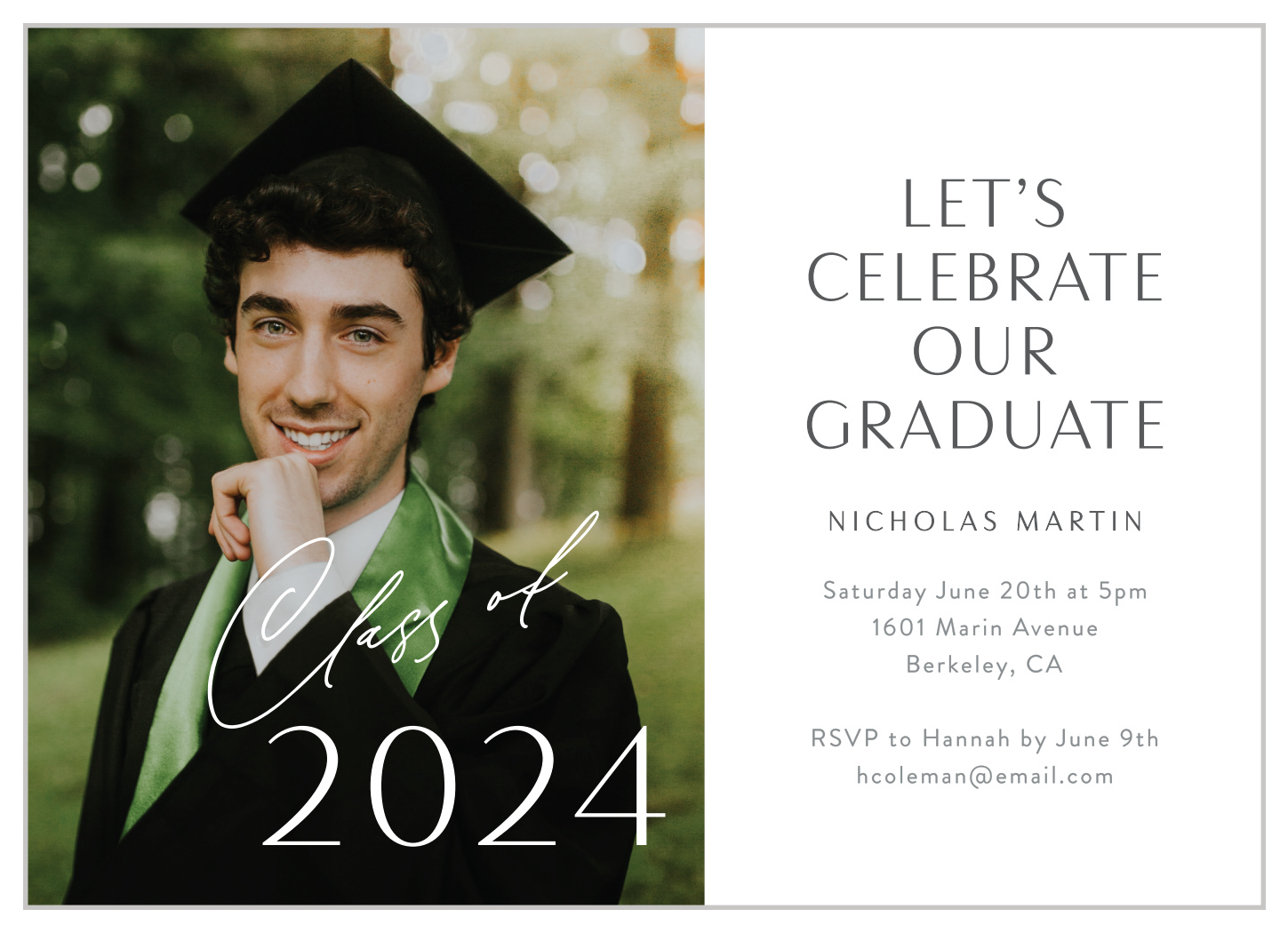 Class Year Graduation Invitations by Basic Invite