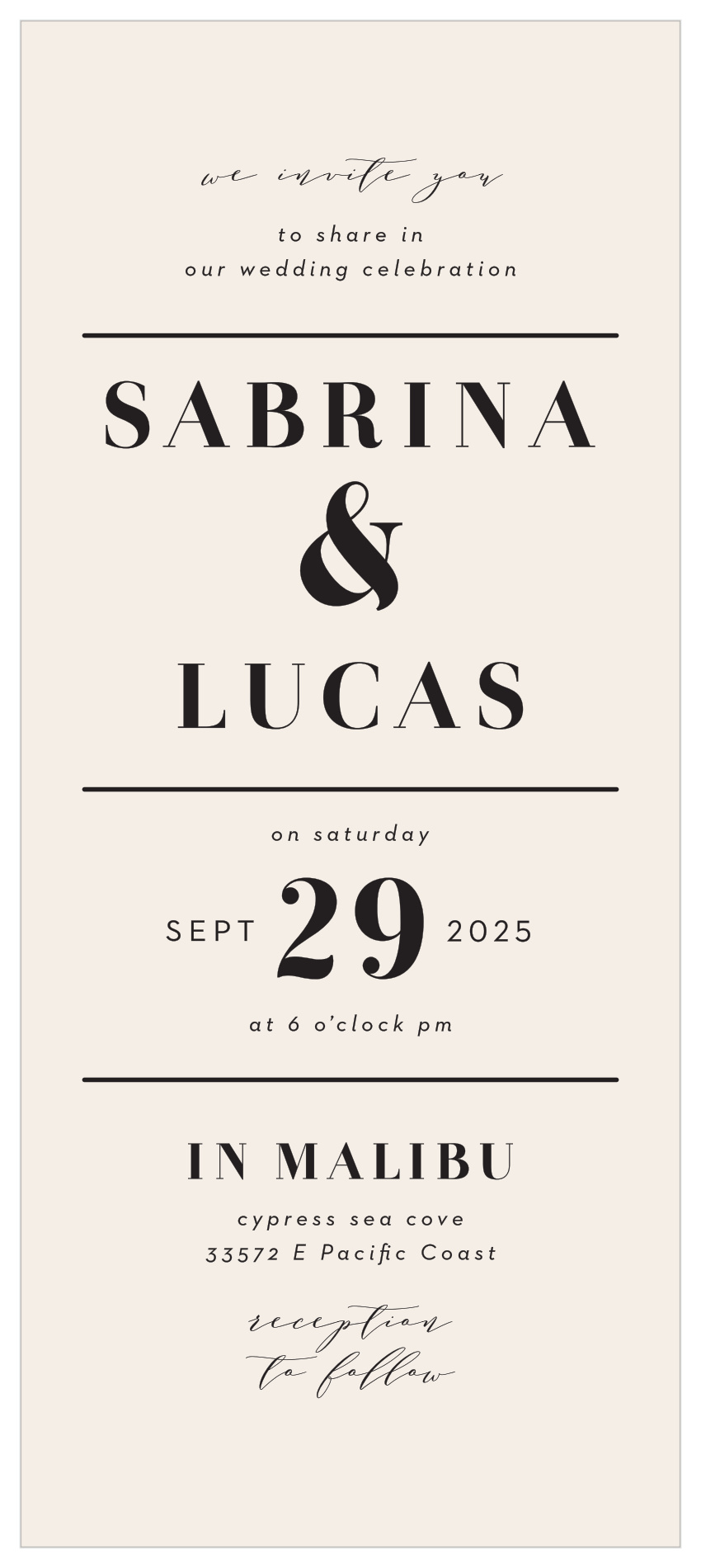 Cutest Couple Tea Wedding Invitations by Basic Invite