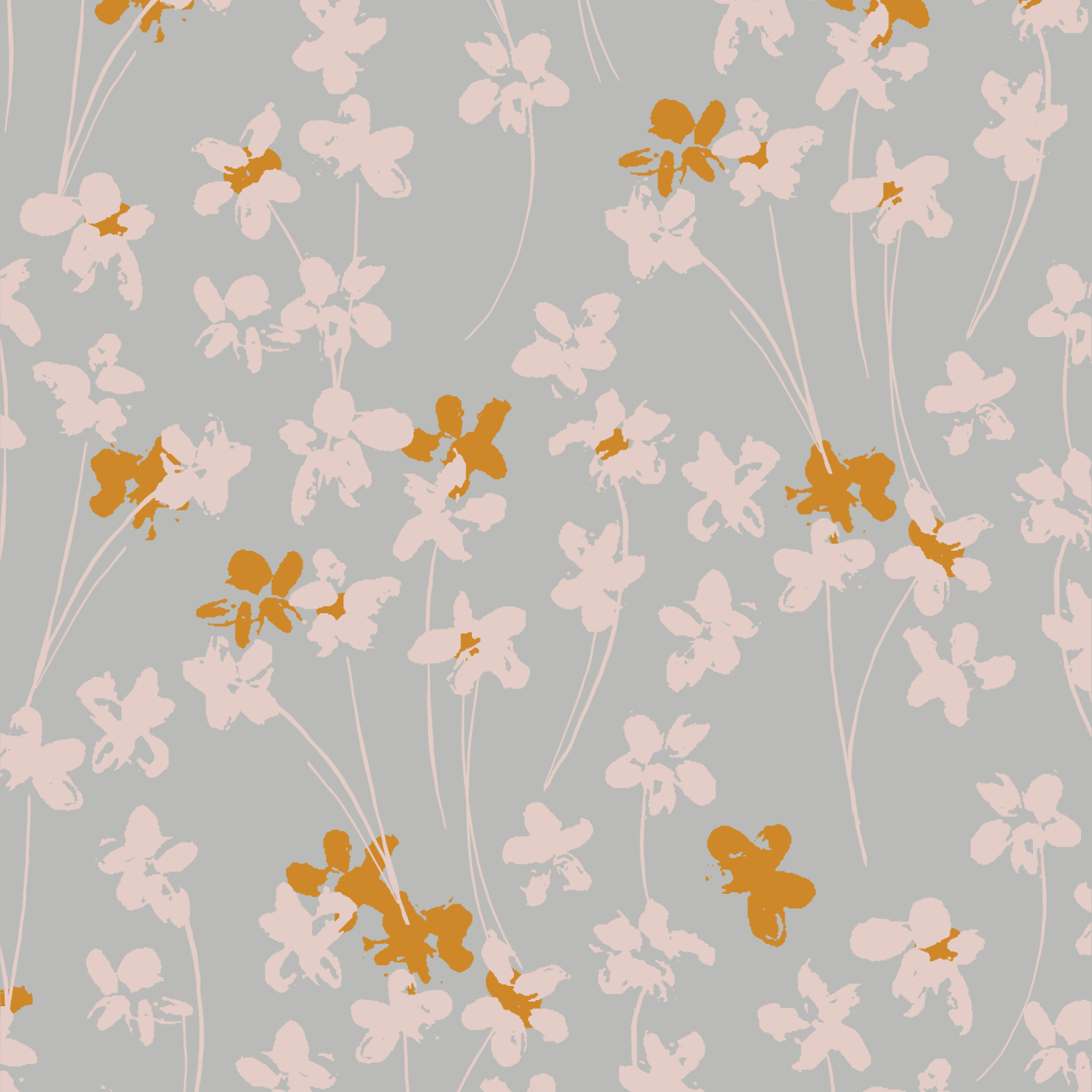 Allover Floral Peel and Stick Removable Wallpaper | Love vs. Design
