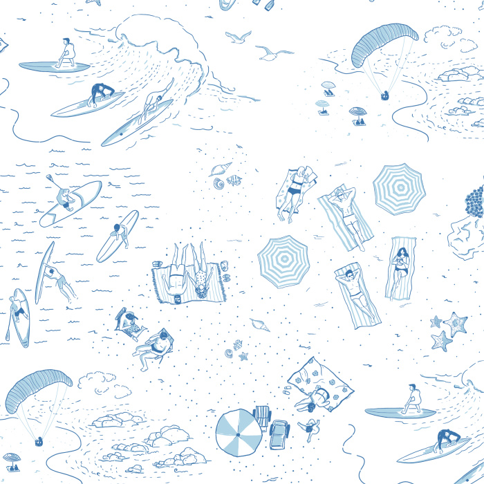Coastal Removable Peel And Stick Wallpaper | 100+ Super Cute Designs