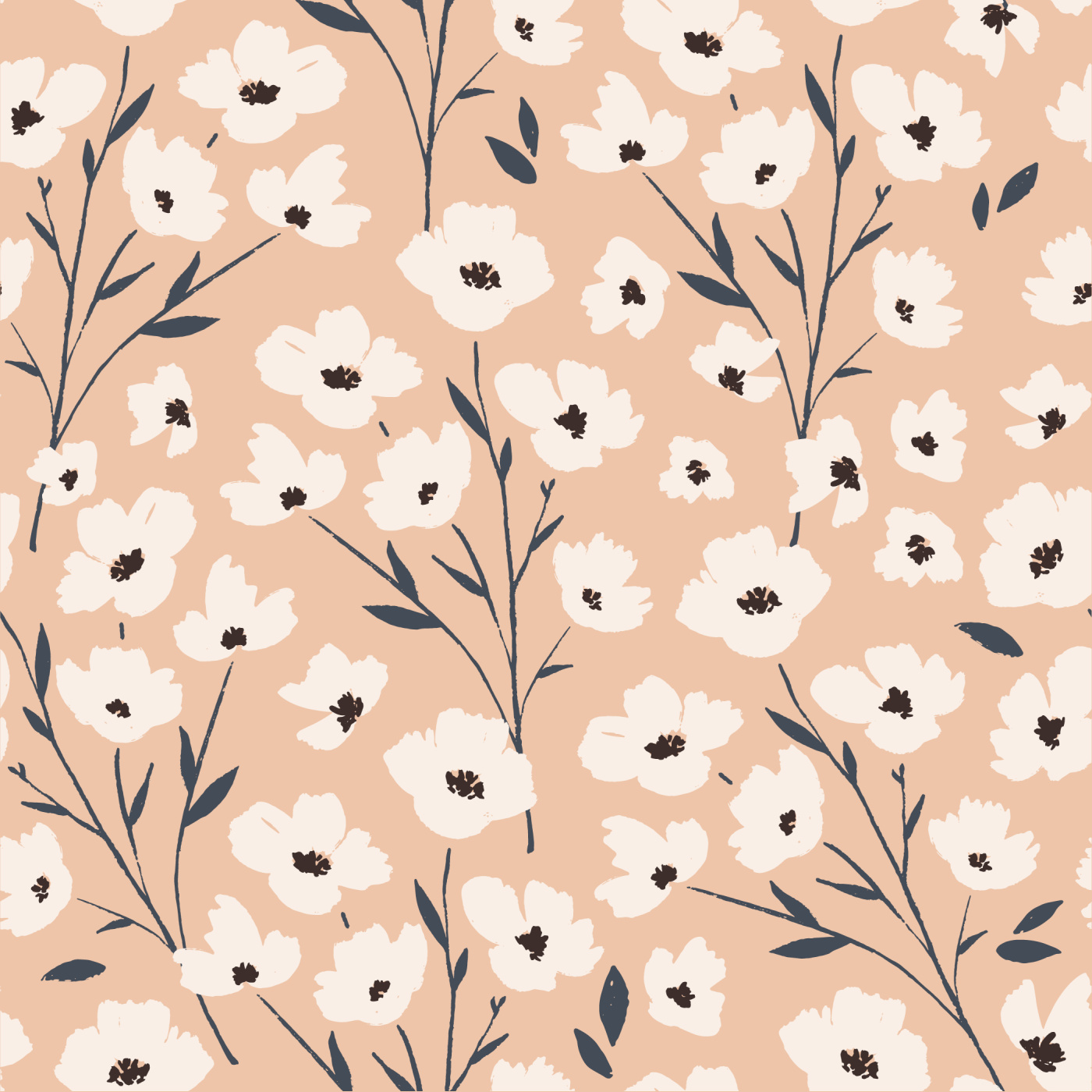 Textured Floral Peel and Stick Wallpaper | Love vs. Design