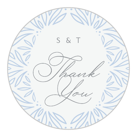 Bursting Frame Wedding Stickers by Basic Invite