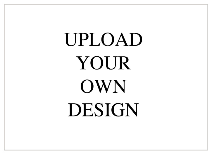 Upload Your Own Design Portrait Wedding Invitation