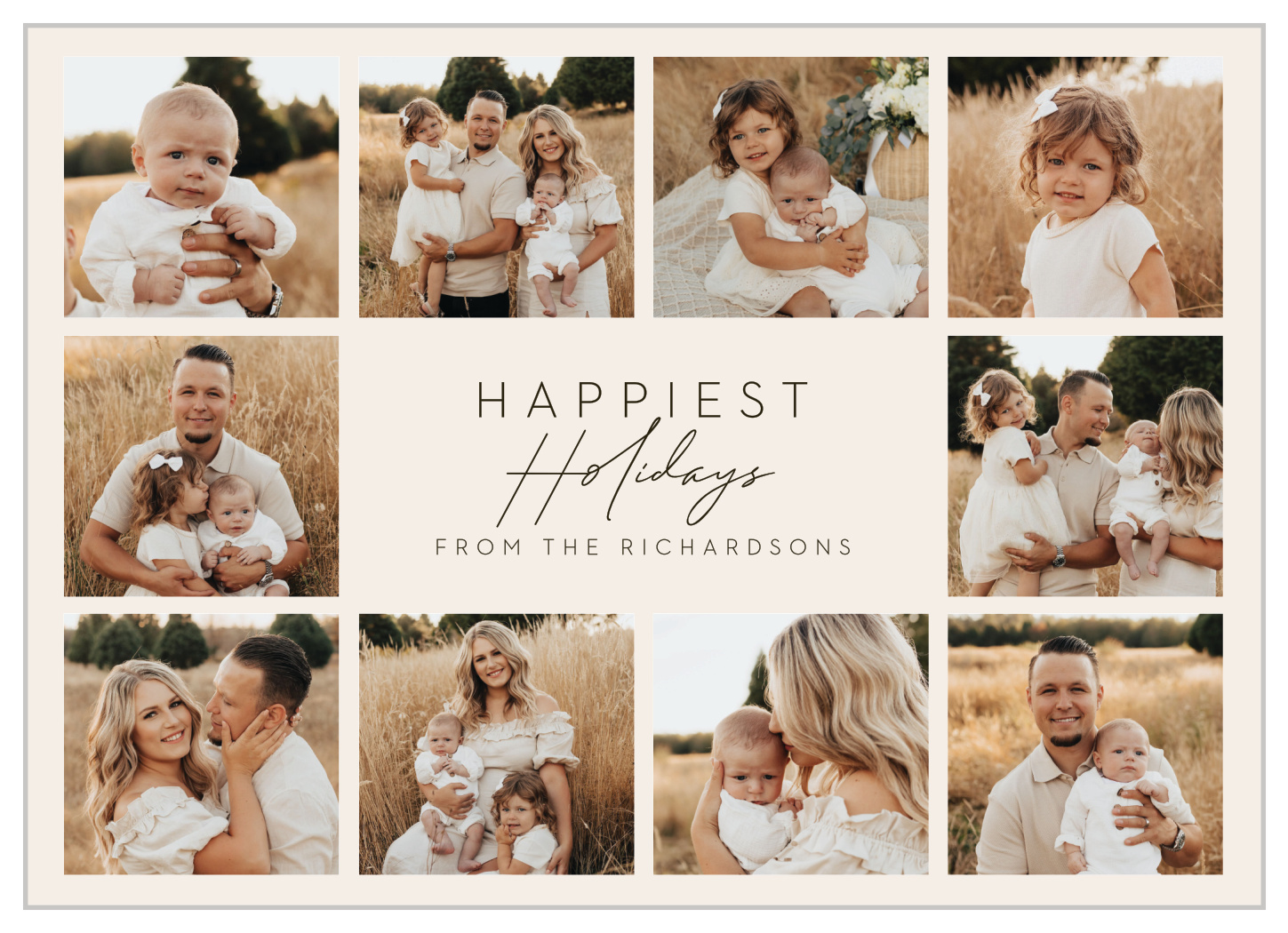 Square Snaps Holiday Cards by Basic Invite