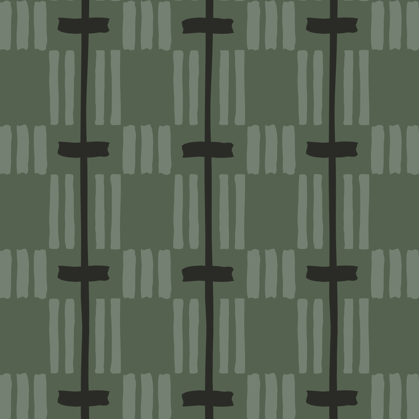 Striped Checker Peel and Stick Removable Wallpaper | Love vs. Design