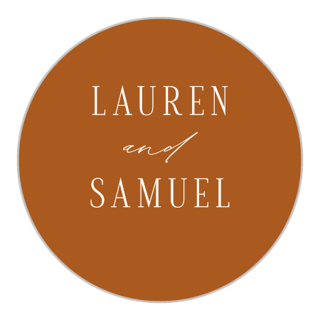 Typographic Love Wedding Arch Stickers by Basic Invite