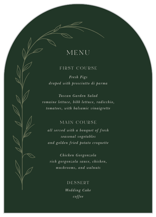 Forest Woods Wedding Arch Invitations by Basic Invite