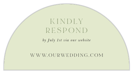 Botanique Elegance Wedding Arch Invitations by Basic Invite
