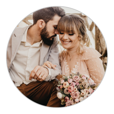 Warm Glow Wedding Arch Stickers by Basic Invite