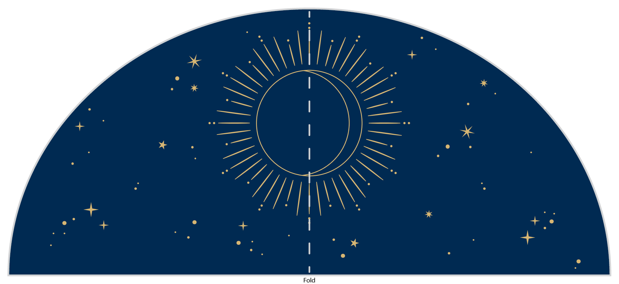 Celestial Stars Wedding Arch Detail Cards by Basic Invite