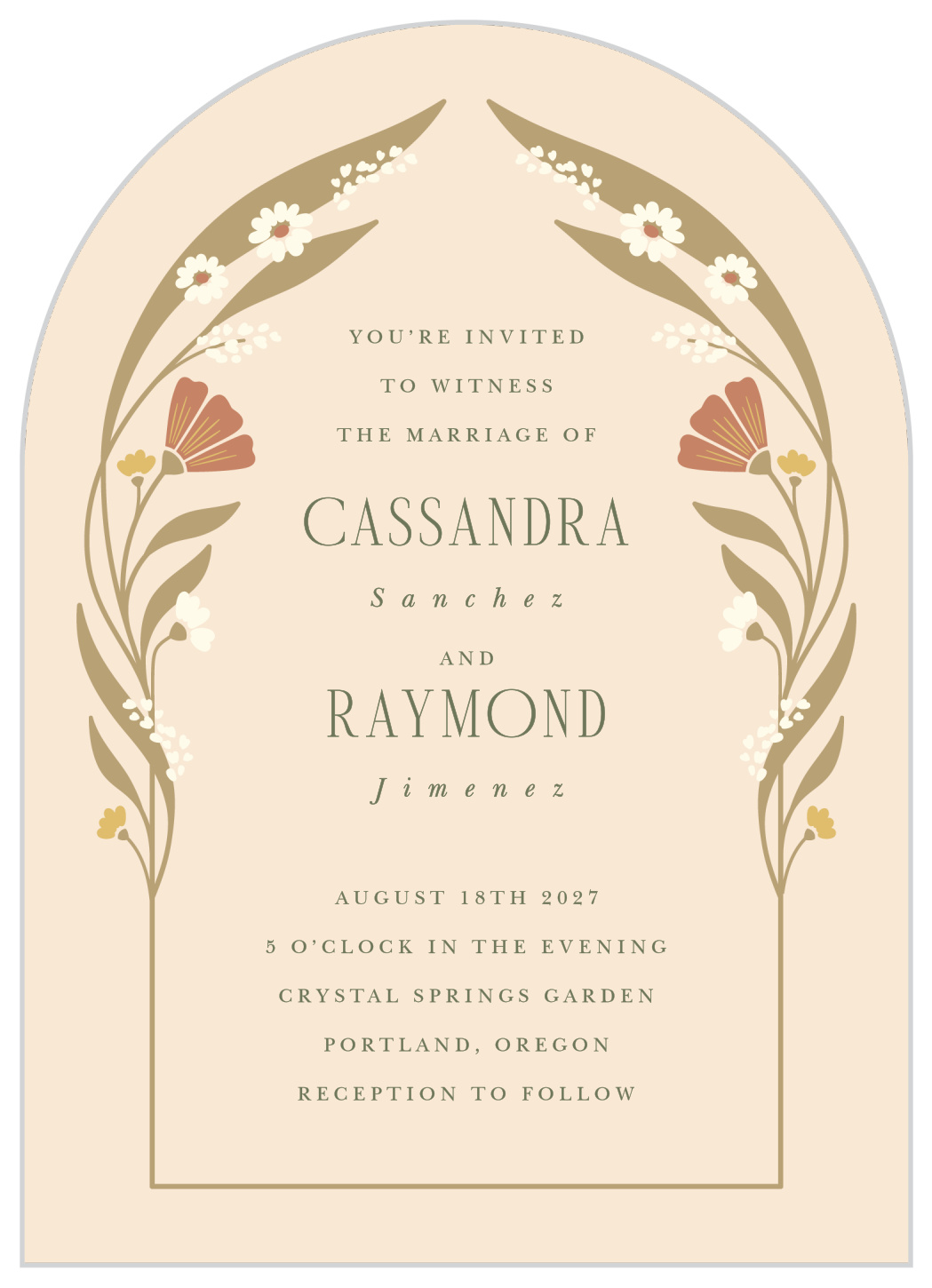 Cassandras Wedding Invitation