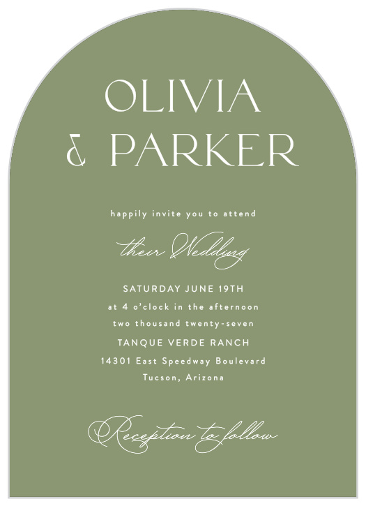 Basic Invite Wedding Invitations | Wedding Enclosures | Wedding Thank ...
