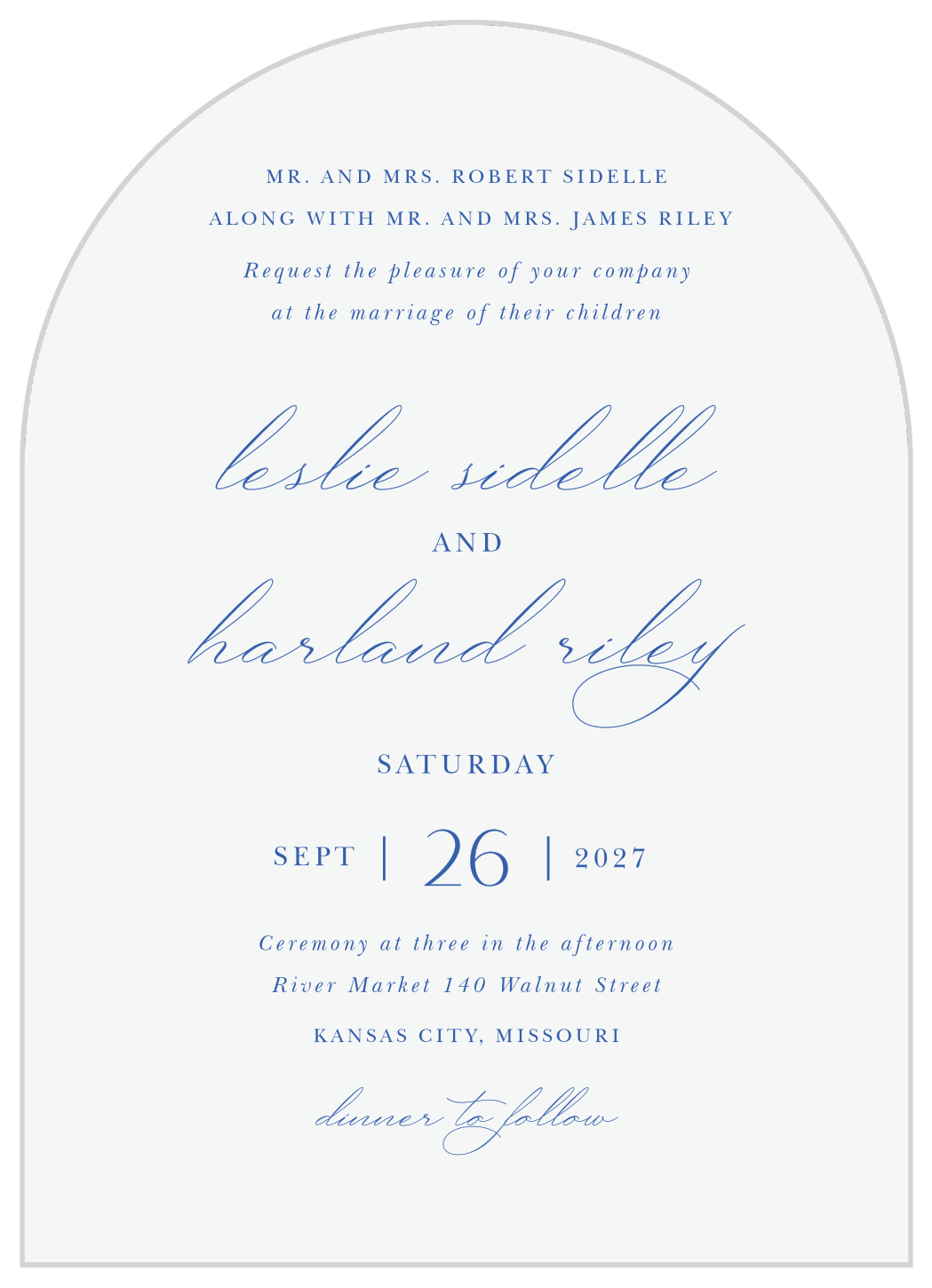 Summer Magnolias Wedding Arch Invitations by Basic Invite