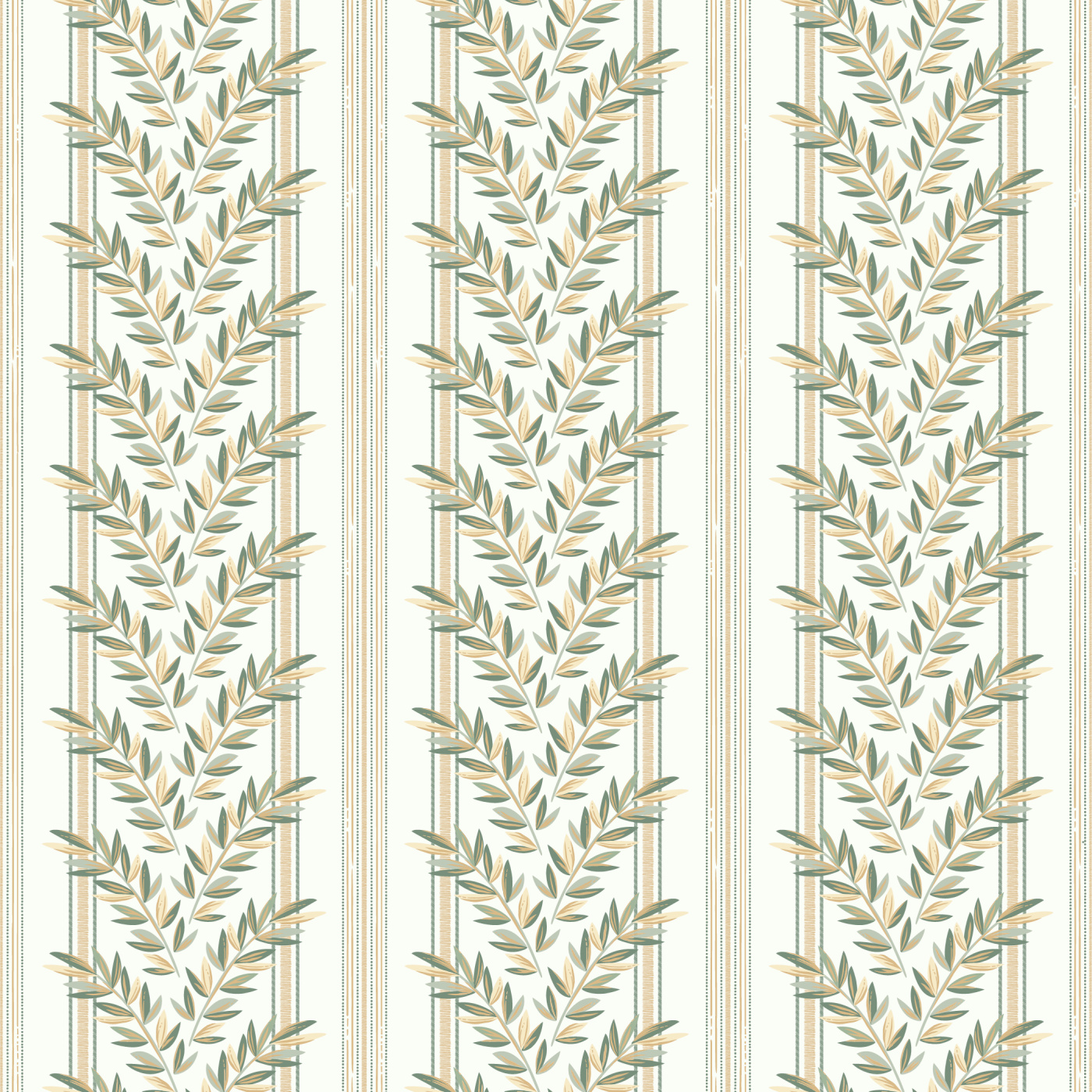 Linear Leaves Peel And Stick Removable Wallpaper | Love vs. Design