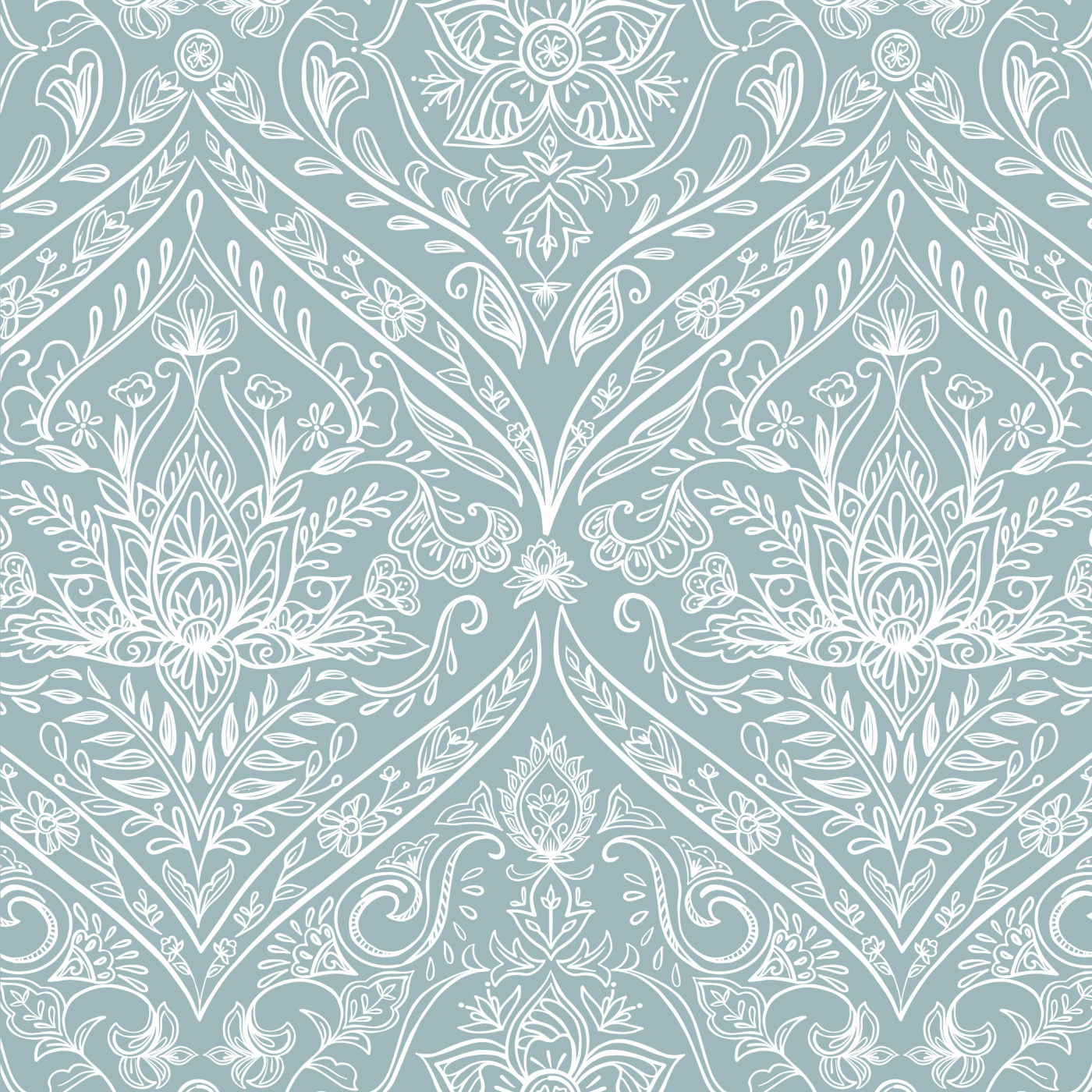 Lotus Lace Peel And Stick Removable Wallpaper | Love vs. Design