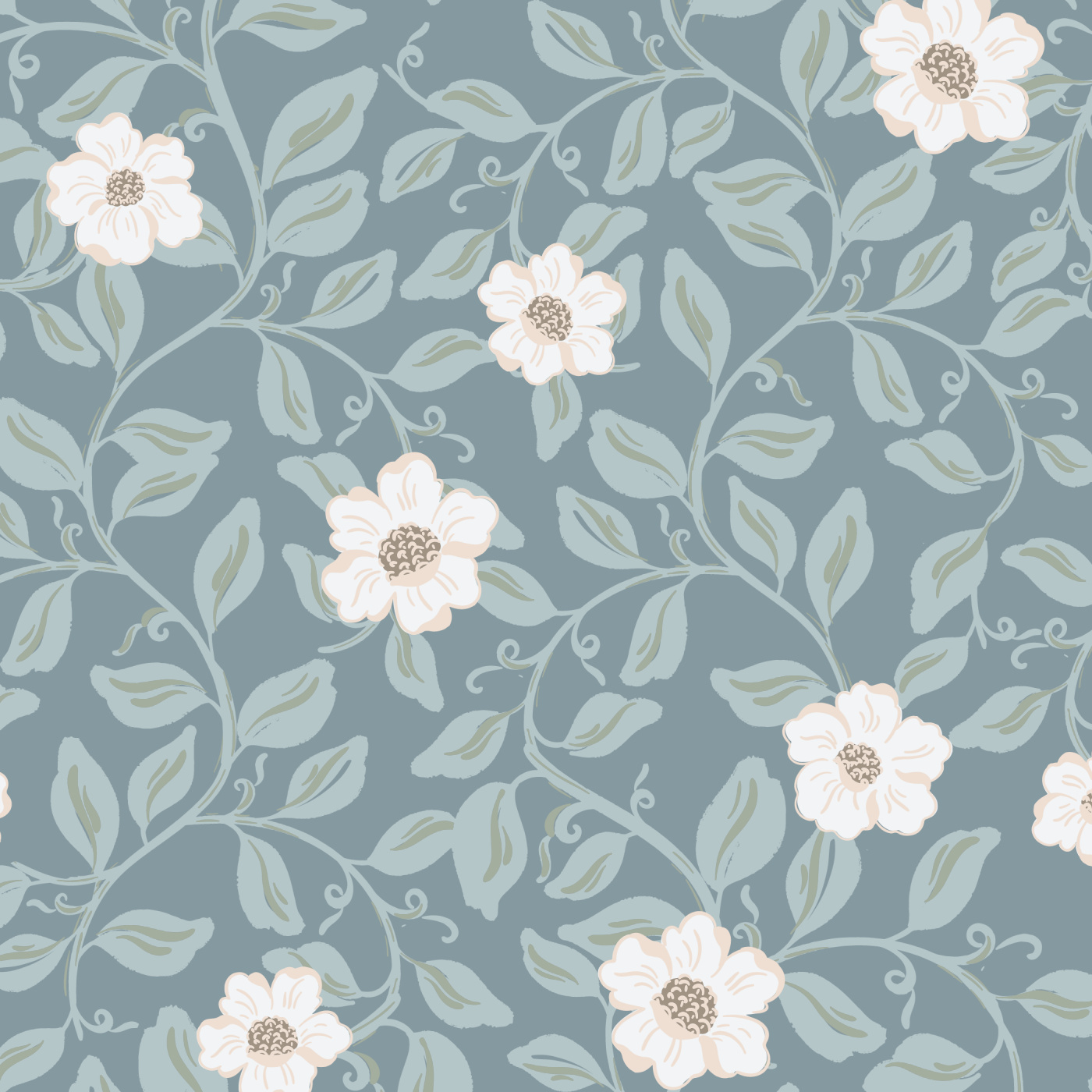 Delicate Vignettes Peel And Stick Removable Wallpaper | Love vs. Design