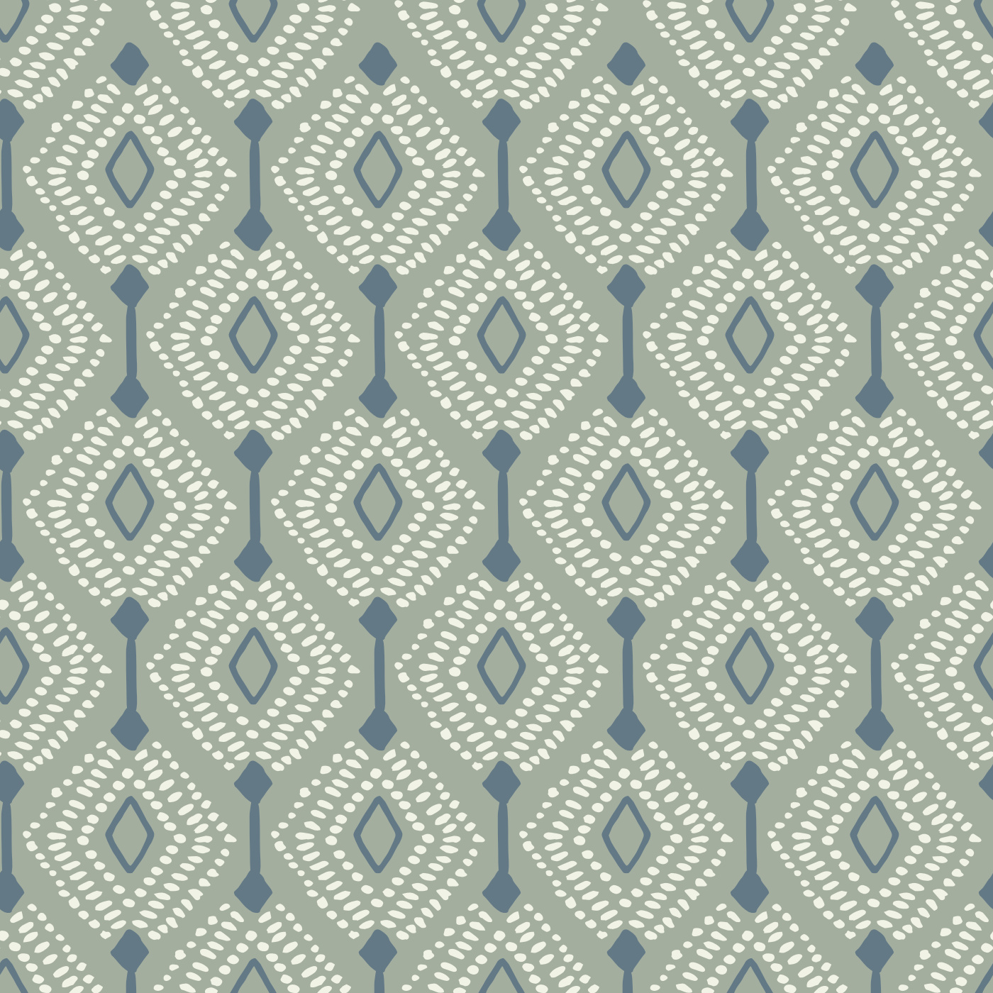 Dotted Diamonds Peel And Stick Removable Wallpaper | Love vs. Design