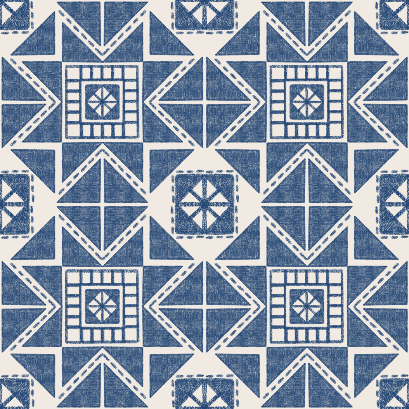 Quilted Tiles Peel And Stick Removable Wallpaper | Love vs. Design