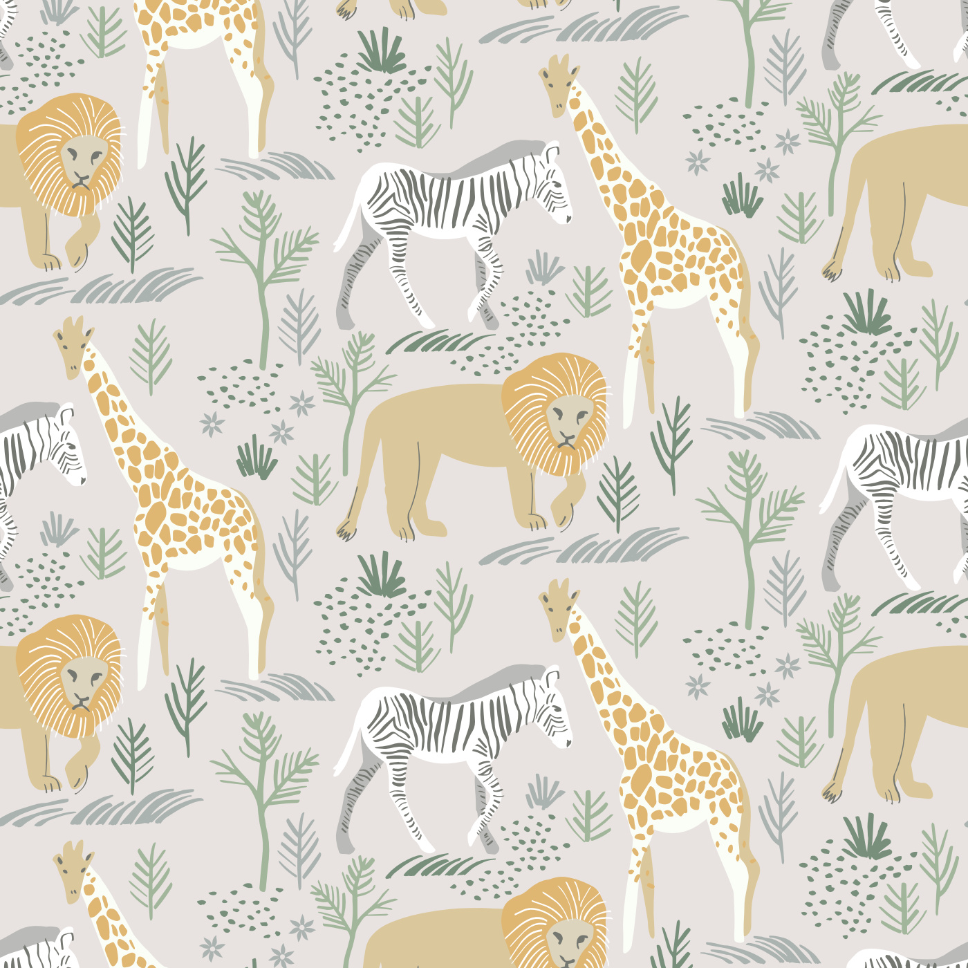 Amazon Safari Peel And Stick Removable Wallpaper | Love vs. Design