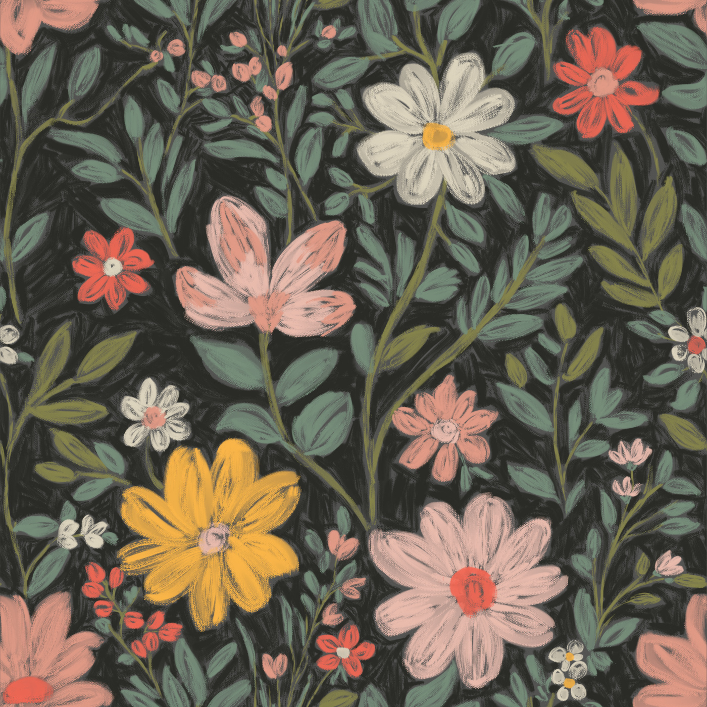 Artsy Evergreen Peel And Stick Removable Wallpaper | Love vs. Design