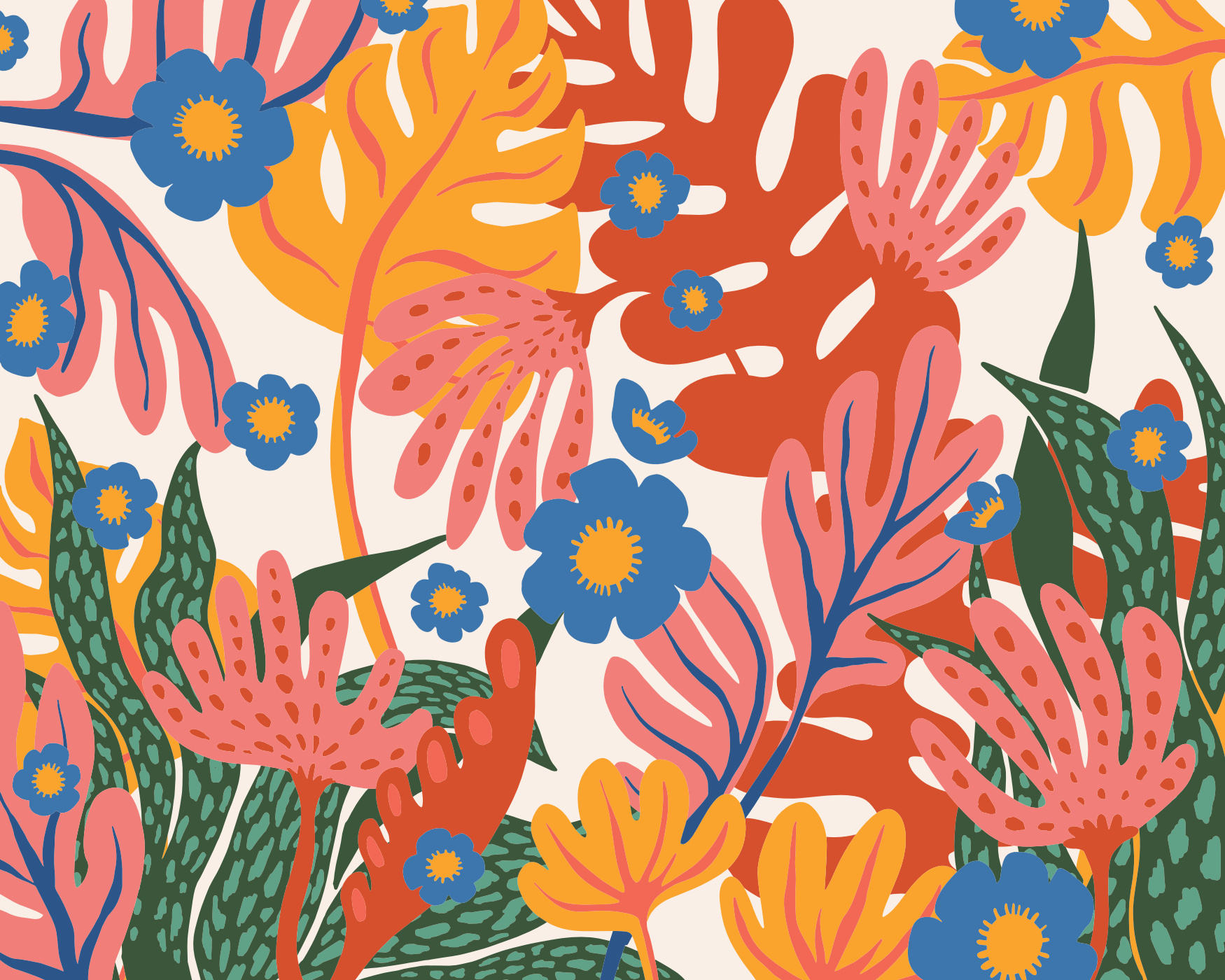 Magical Flora Peel & Stick Photo Mural by Love vs. Design