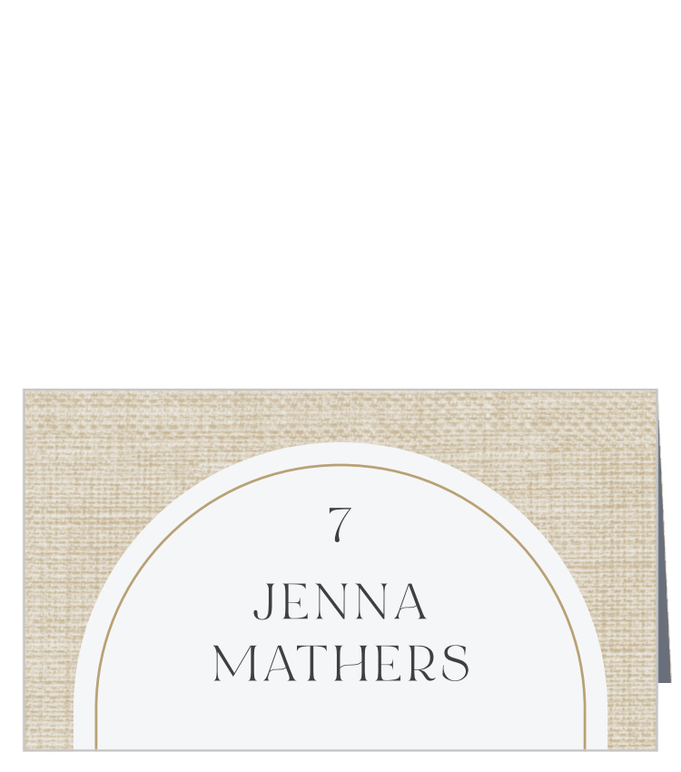 Timeless Elegance Wedding Arch Place Cards by Basic Invite