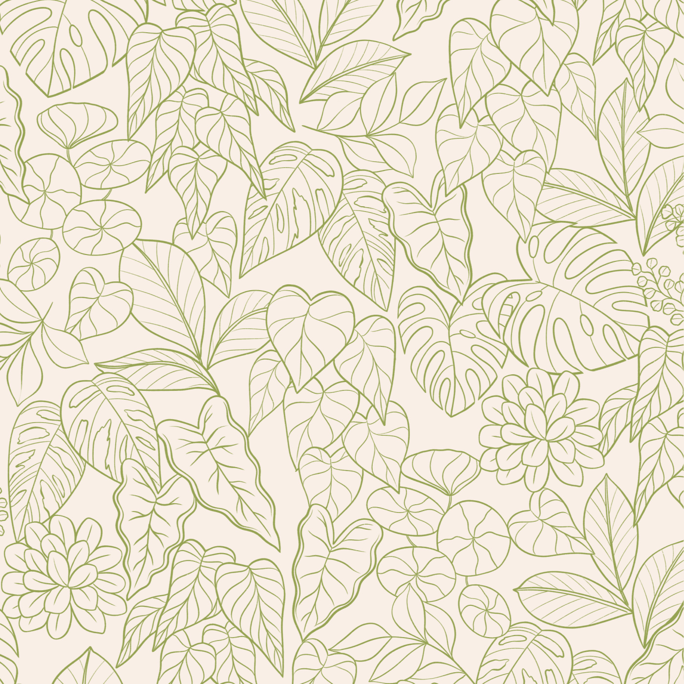 Plant Shop Peel And Stick Removable Wallpaper | Love vs. Design