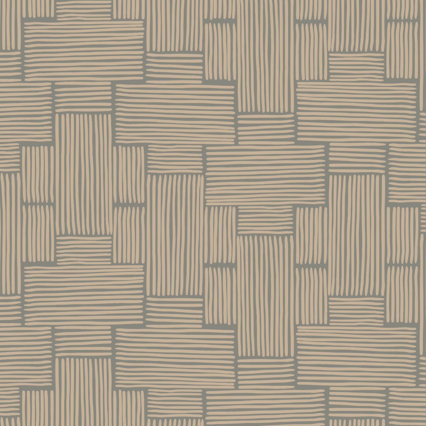 Hatched Tiles Peel And Stick Removable Wallpaper | Love vs. Design