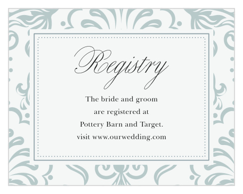 Timeless Damask Wedding Invitations by Basic Invite