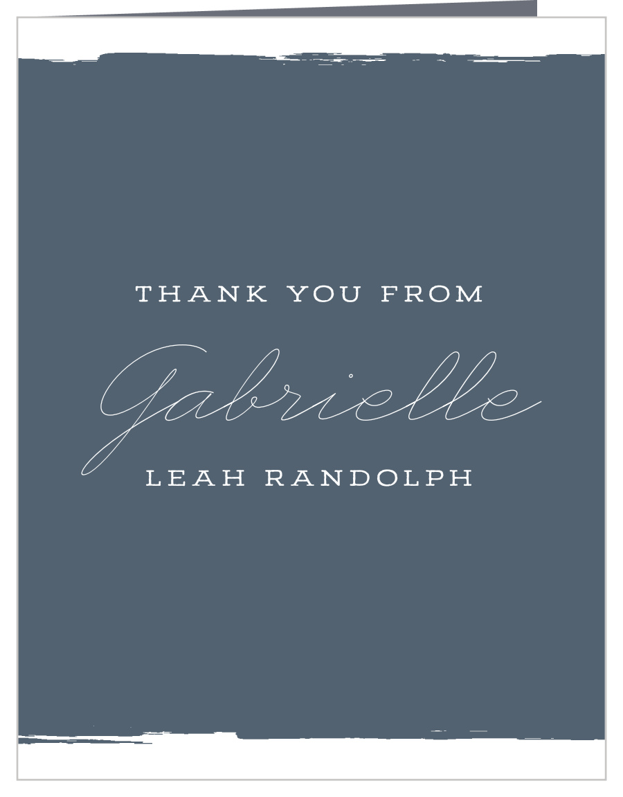 Circle Spotlight Graduation Thank You Cards by Basic Invite