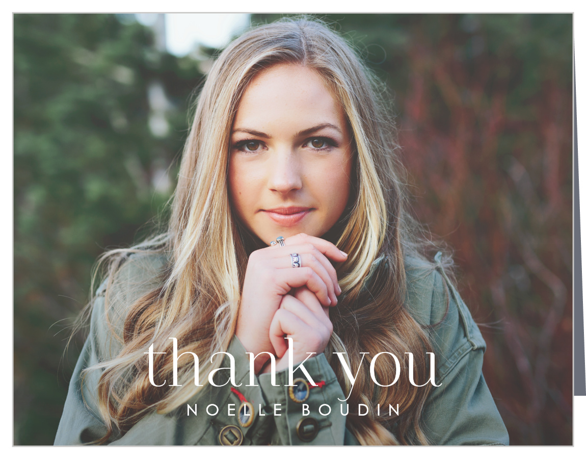 College Collage Graduation Thank You Cards by Basic Invite