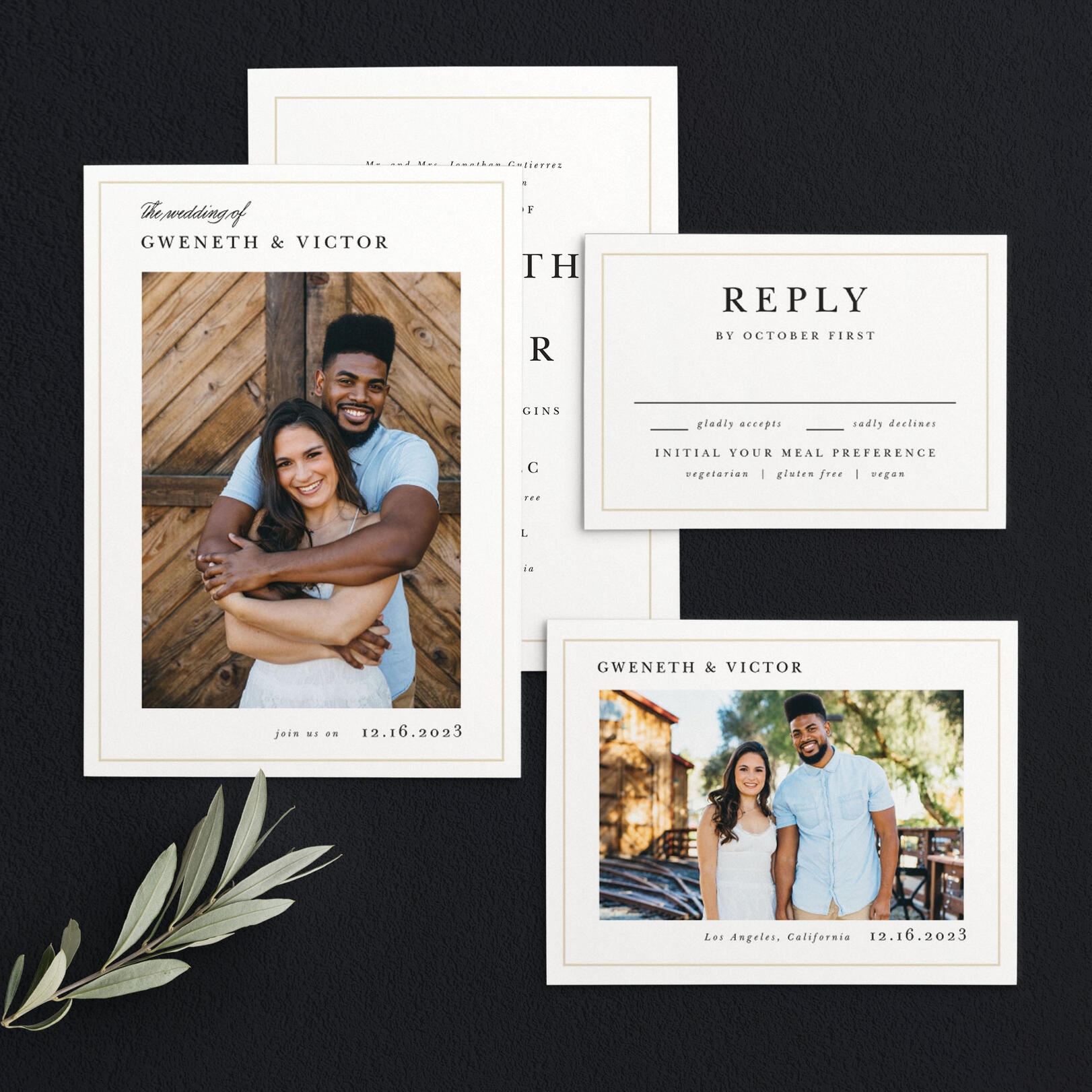 Forever Photo Response Cards by Basic Invite