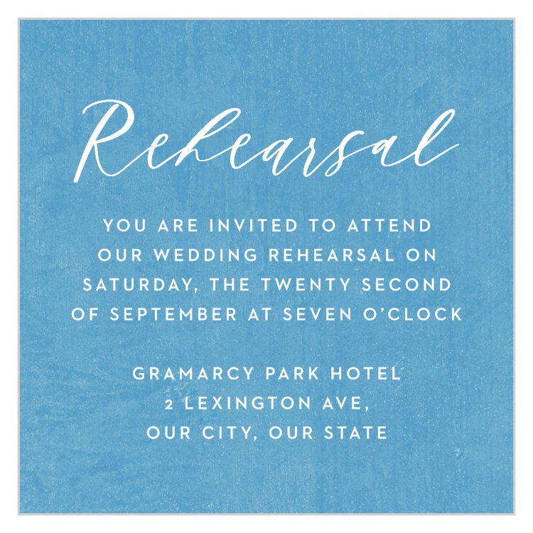 Rocky Beach Stamp Wedding Invitations by Basic Invite