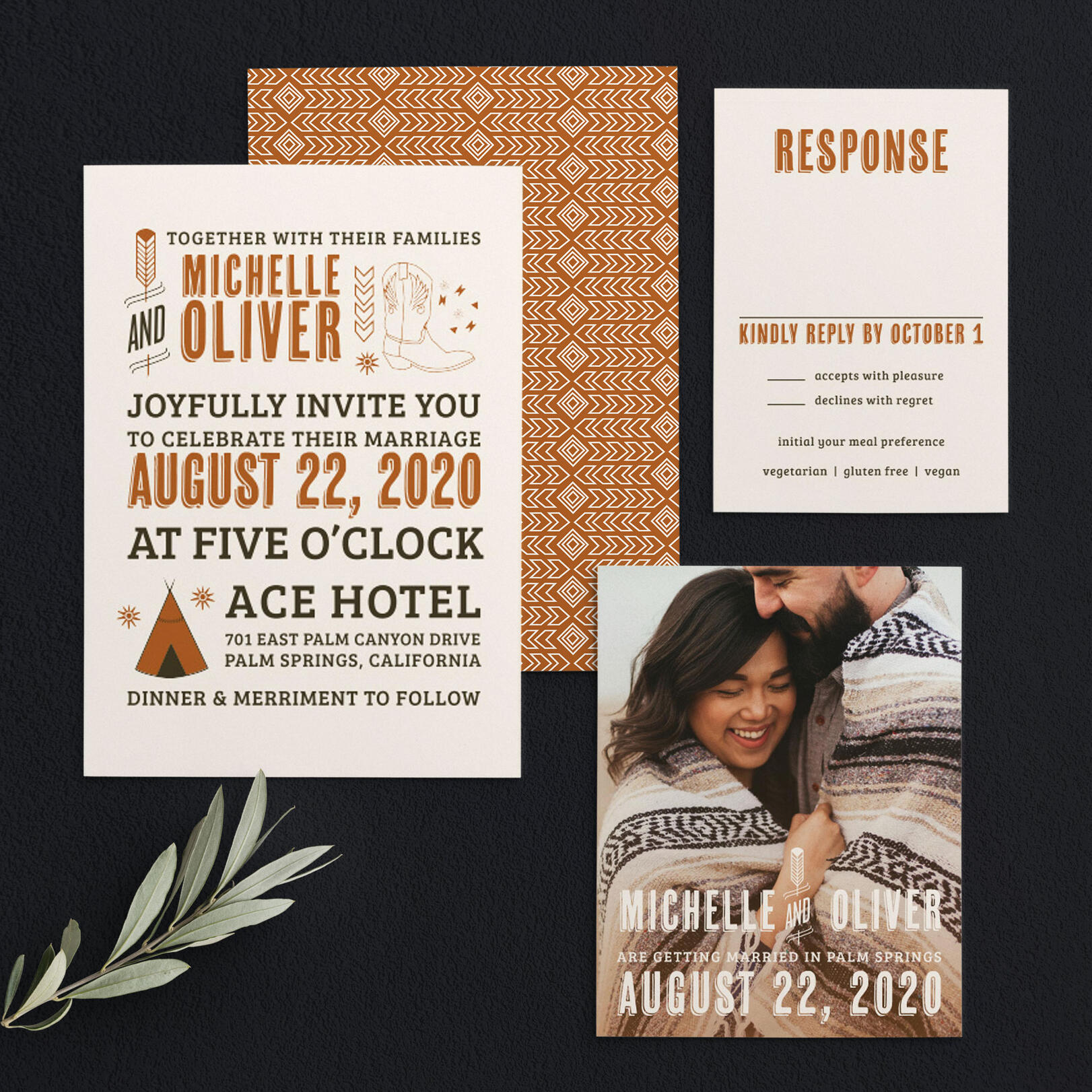 Desert Sky Wedding Invitations by Basic Invite