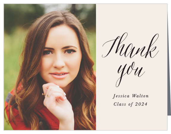 Simplicity Photo Graduation Announcements by Basic Invite