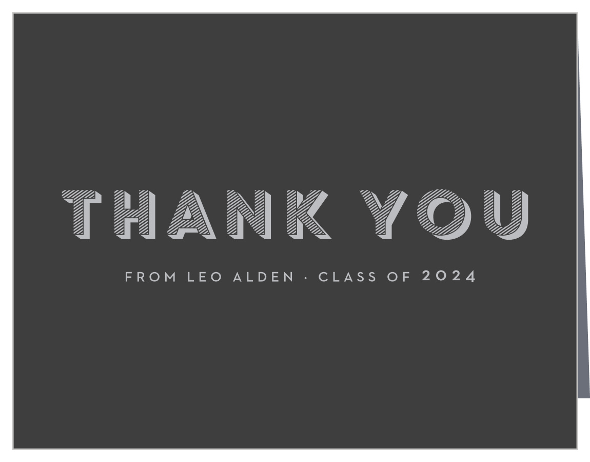 Standing Ovation Graduation Thank You Cards by Basic Invite