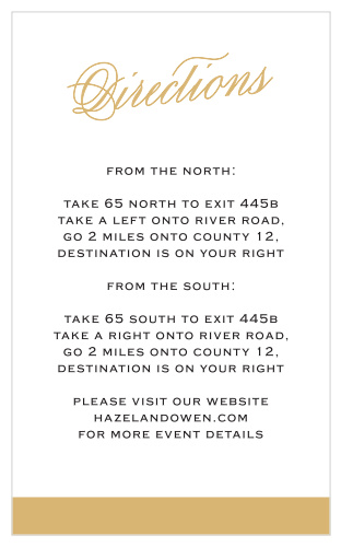 Statement Script Ceremony Cards