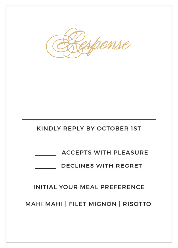 Charmed Monogram Registry Cards